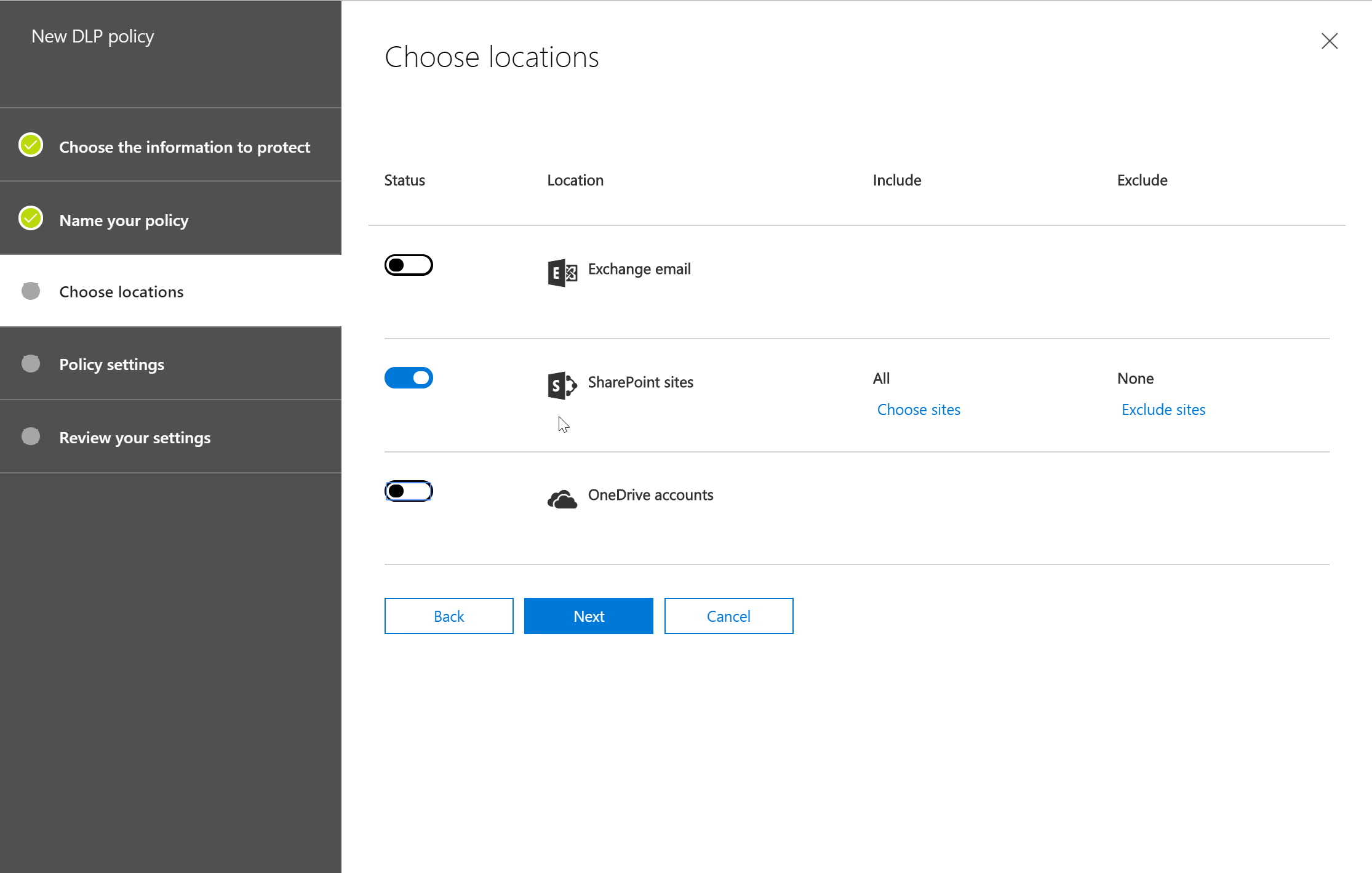 Selectively prevent and secure content from External sharing using ...
